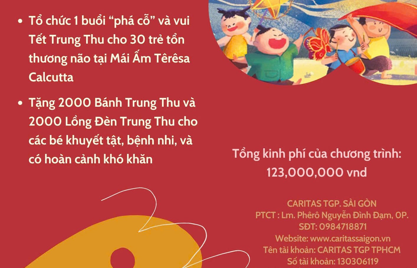 Chương trình: “Trung Thu Cho Em - Tết Tròn Đầy” 2024 cho các em có hoàn ...