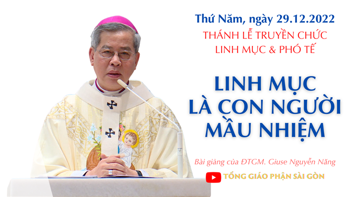 TGP SÀI GÒN::Linh mục là con người mầu nhiệm - ĐTGM Giuse Nguyễn Năng ...